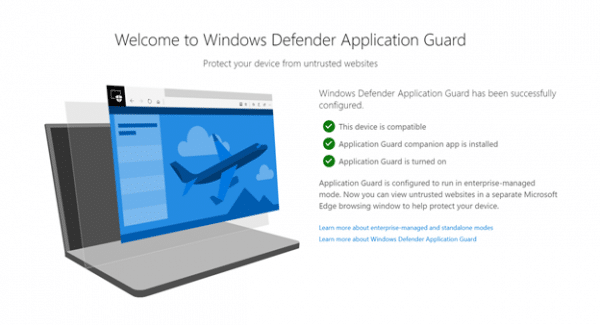 New Windows Defender Application Guard add-ons for Chrome and Firefox ...
