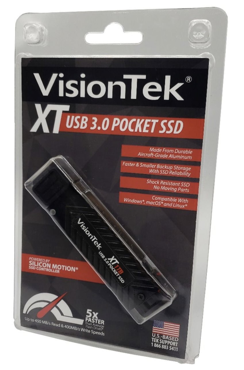 VisionTek launches 1TB USB 3.0 XT Pocket SSD for Windows, macOS, and ...