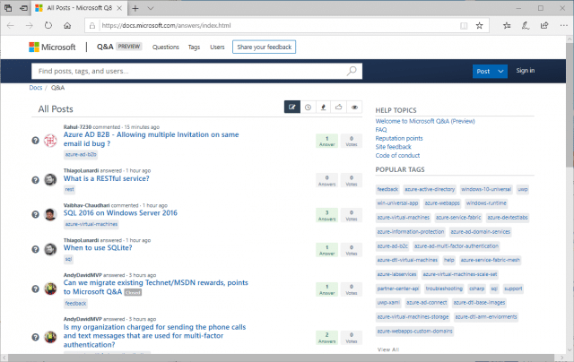 Microsoft Q&A launches to replace TechNet and MSDN forums - BetaNews