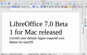 LibreOffice 7.0 Beta 1 arrives with ODF 1.3 document support - BetaNews