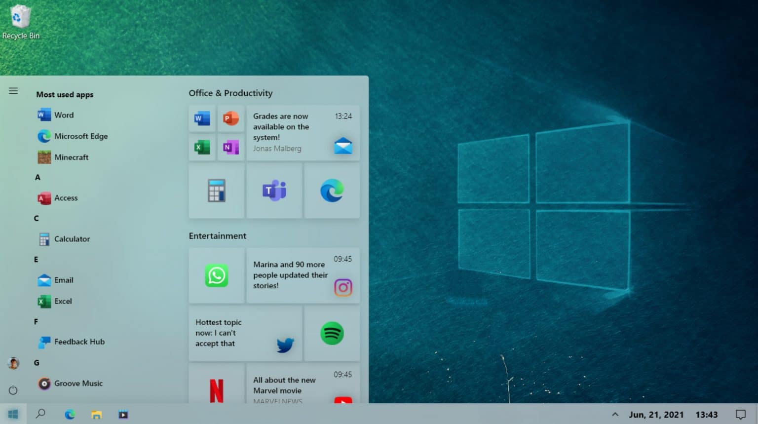 Redesigned Windows 10 with blur effects looks incredible! - BetaNews