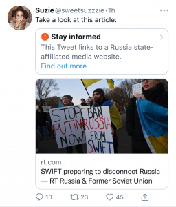 Ukraine conflict: Twitter starts labeling tweets that link to Russian ...