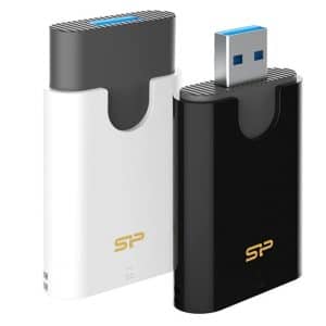 Silicon Power USB combo card reader works with both SD and microSD ...