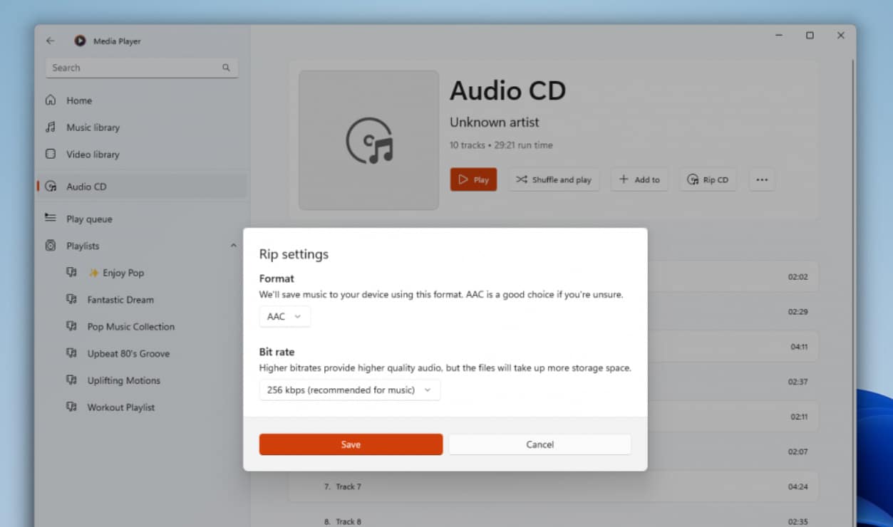 Media Player for Windows 11 now lets you rip CDs like it's 2002 - BetaNews