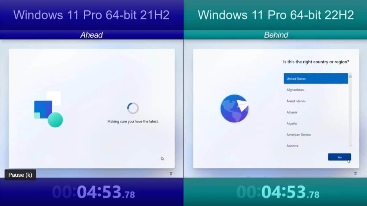 Microsoft Windows 11 setup race: 21H2 vs 22H2 - which operating system ...