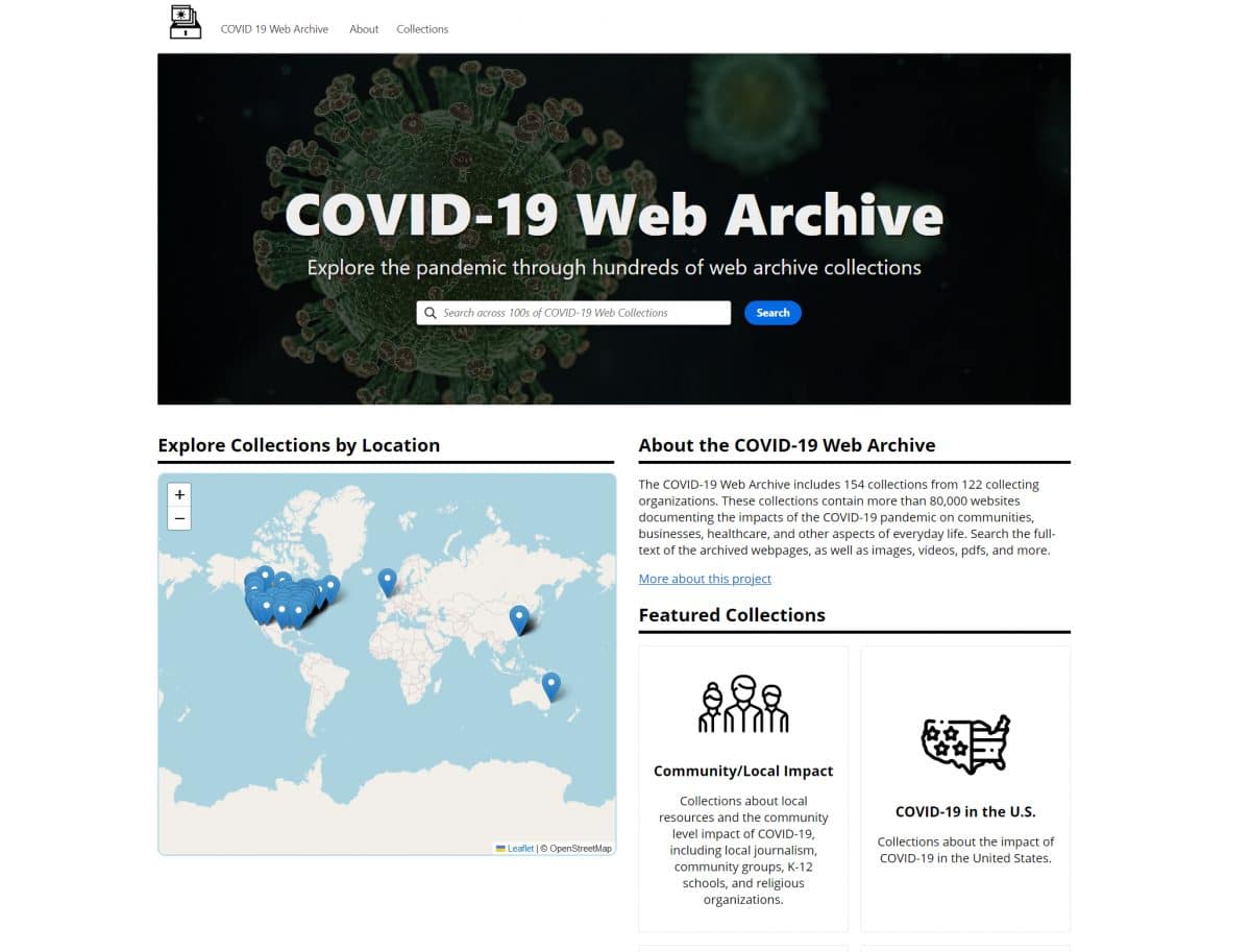 Internet Archive's new COVID-19 Web Archive lets you explore the ...