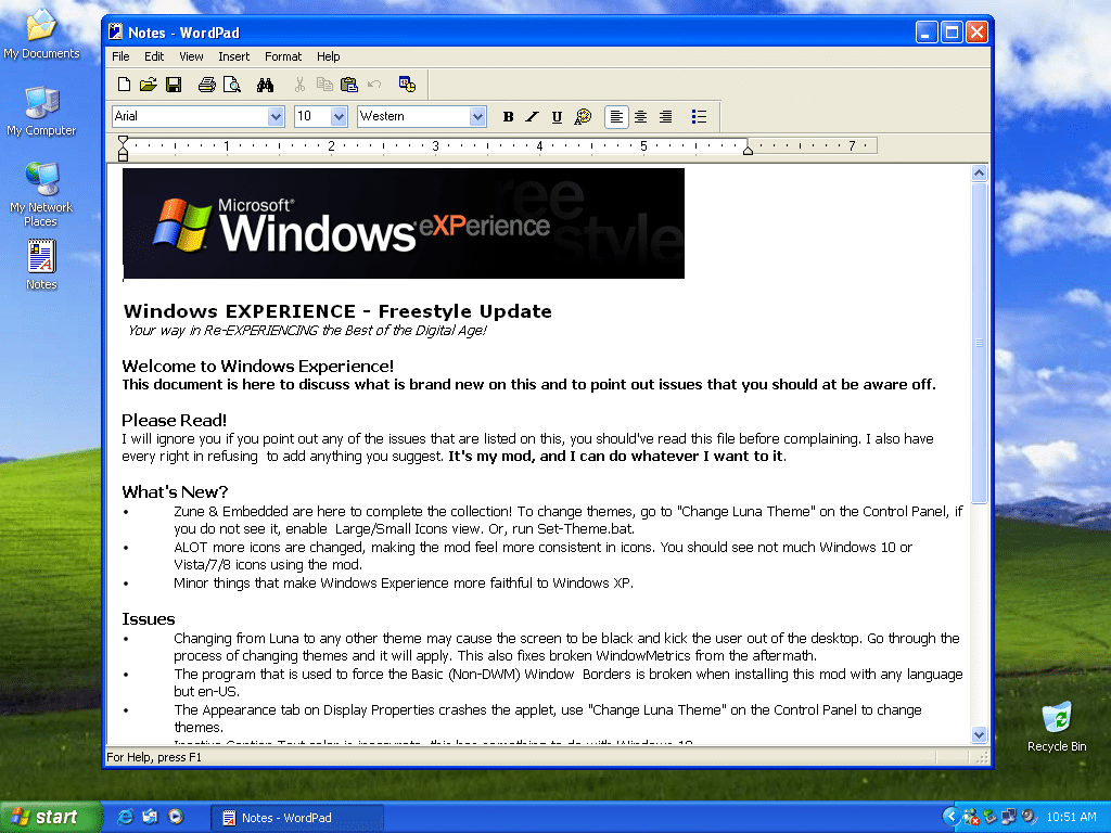 This isn't Windows XP - it's a new version of Windows 10, and you can ...