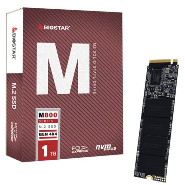 BIOSTAR unveils M800 Series PCIe Gen4x4 M.2 solid state drive - BetaNews