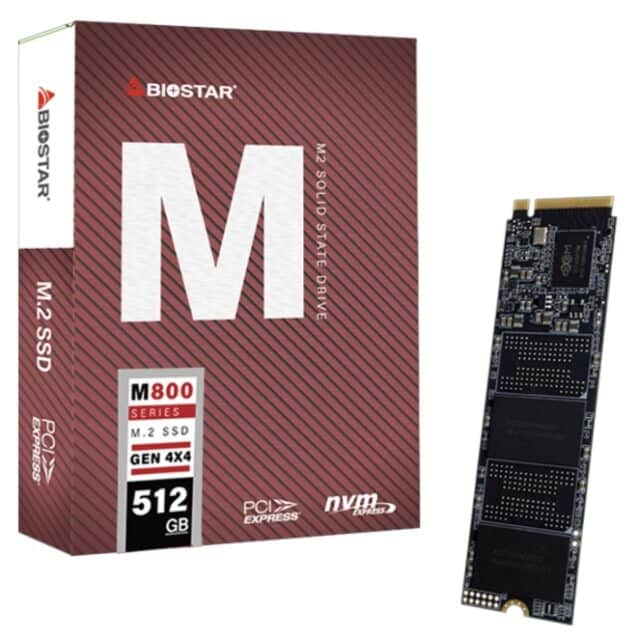 BIOSTAR unveils M800 Series PCIe Gen4x4 M.2 solid state drive - BetaNews