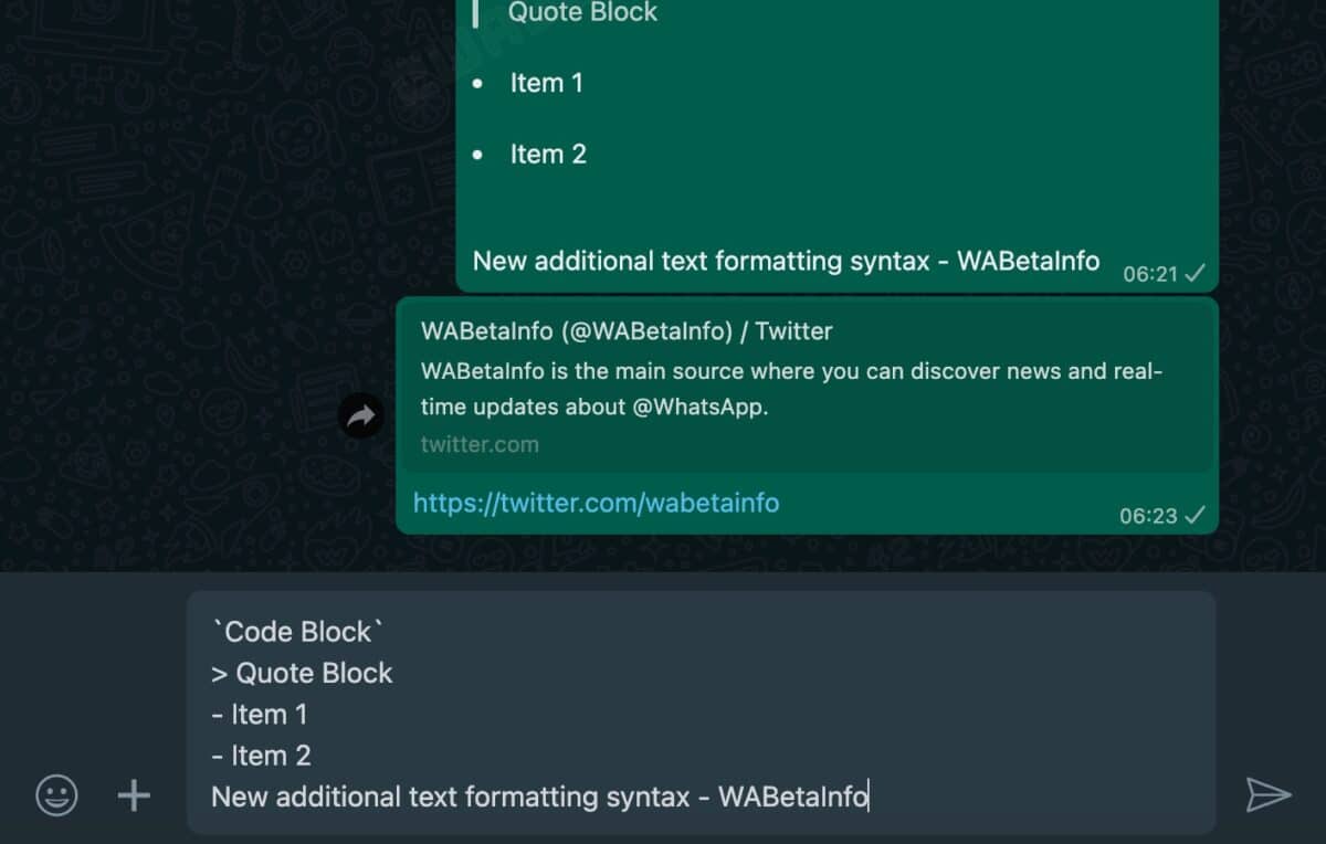 WhatsApp is finally getting more text formatting tools - BetaNews