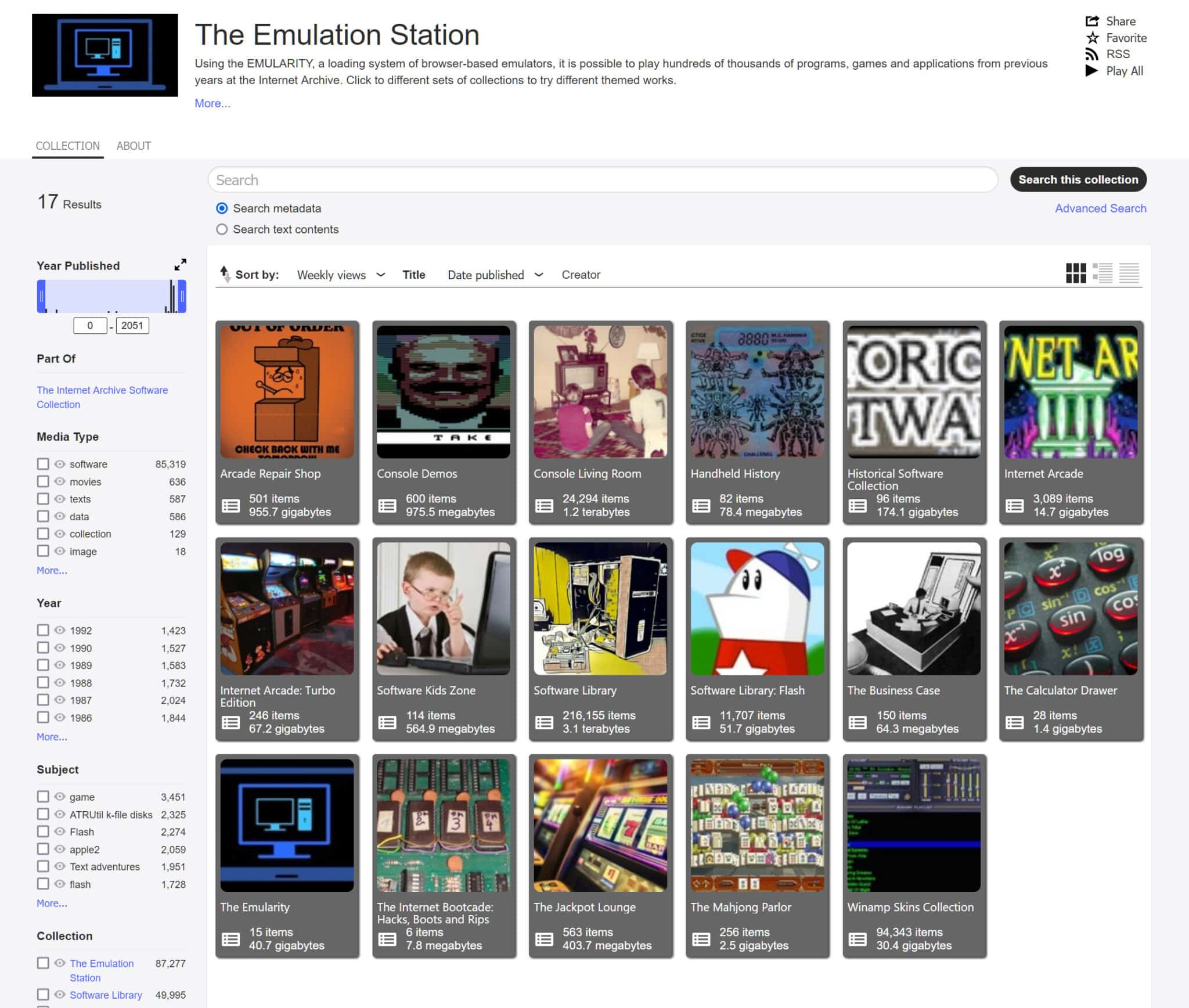 10 years on, the Internet Archive now offers over 250,000 emulated ...