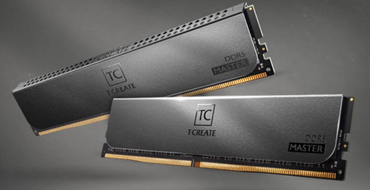 TEAMGROUP unveils T-CREATE MASTER DDR5 OC R-DIMM RAM