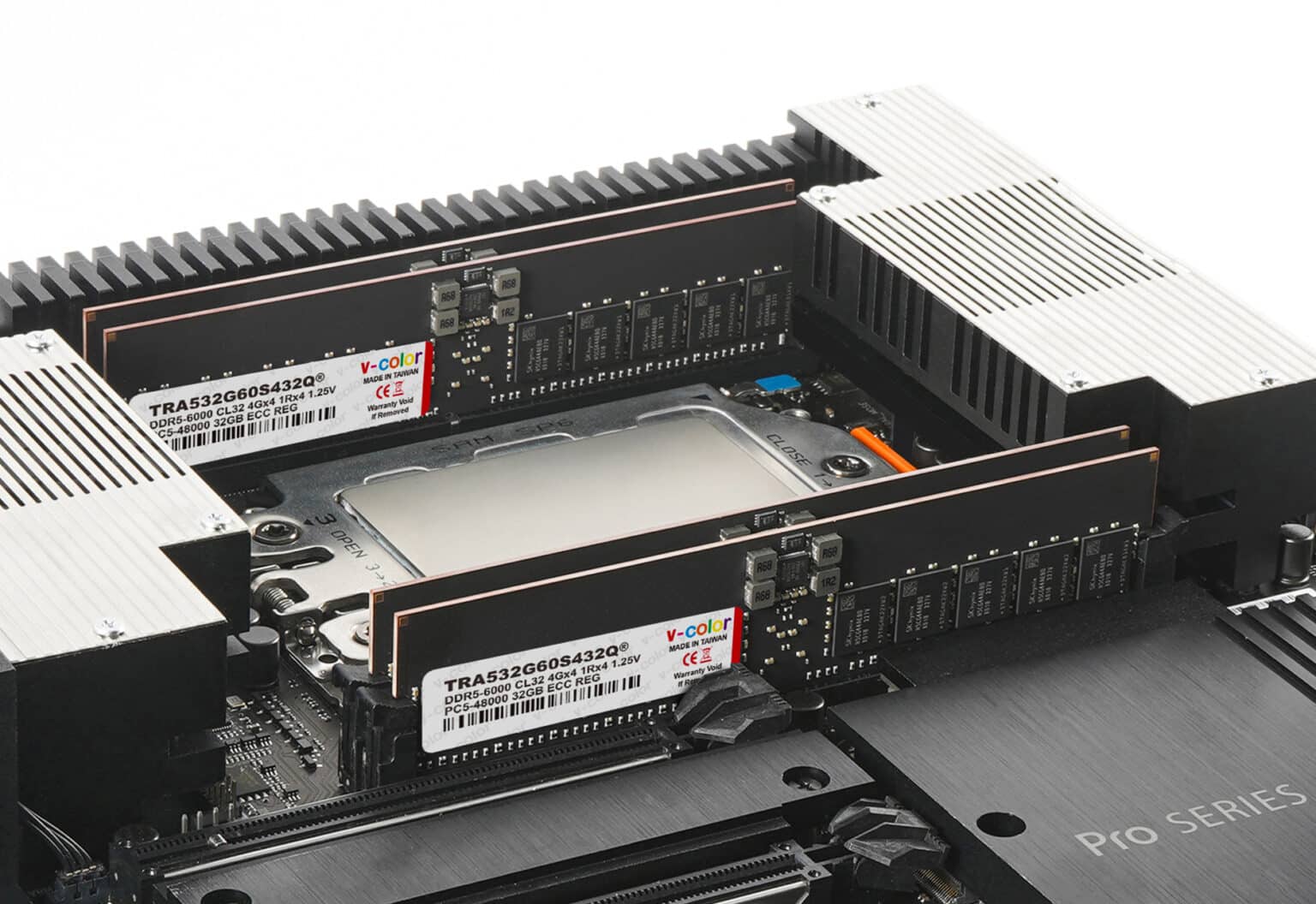 v-color announces overclocking DDR5 R-DIMMs for AMD TRX50 motherboards ...