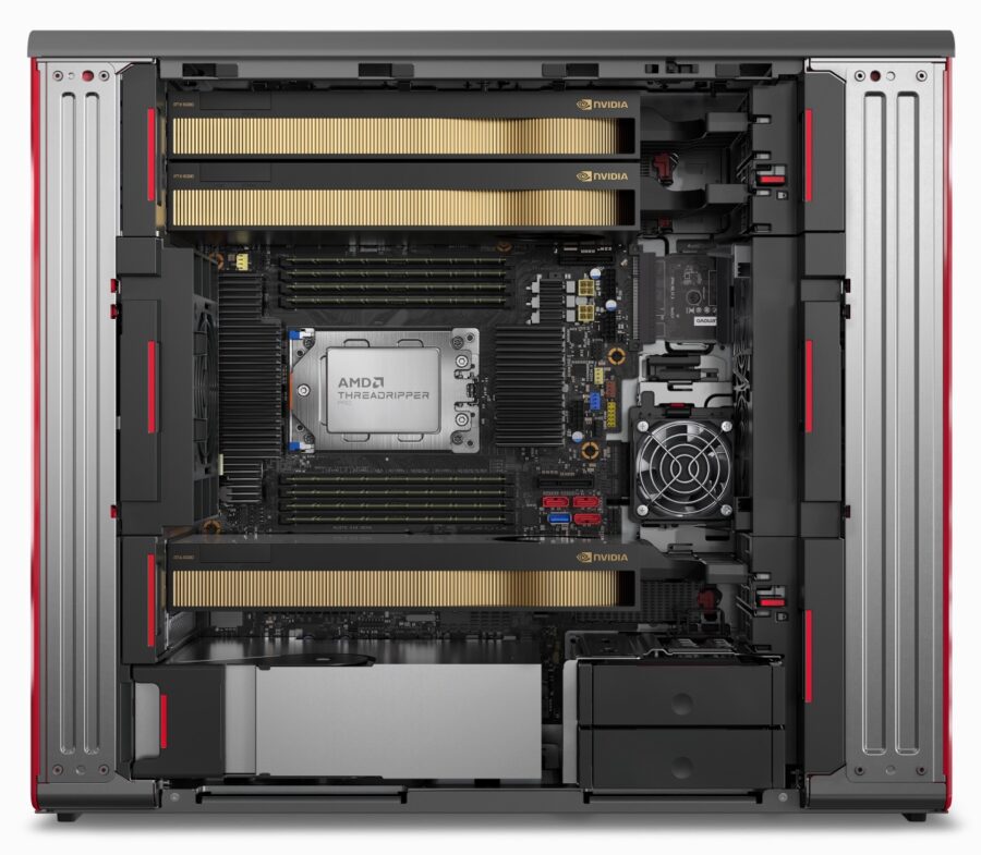 Lenovo ThinkStation P8 workstation is an AMD Threadripper PRO 7000 WX ...
