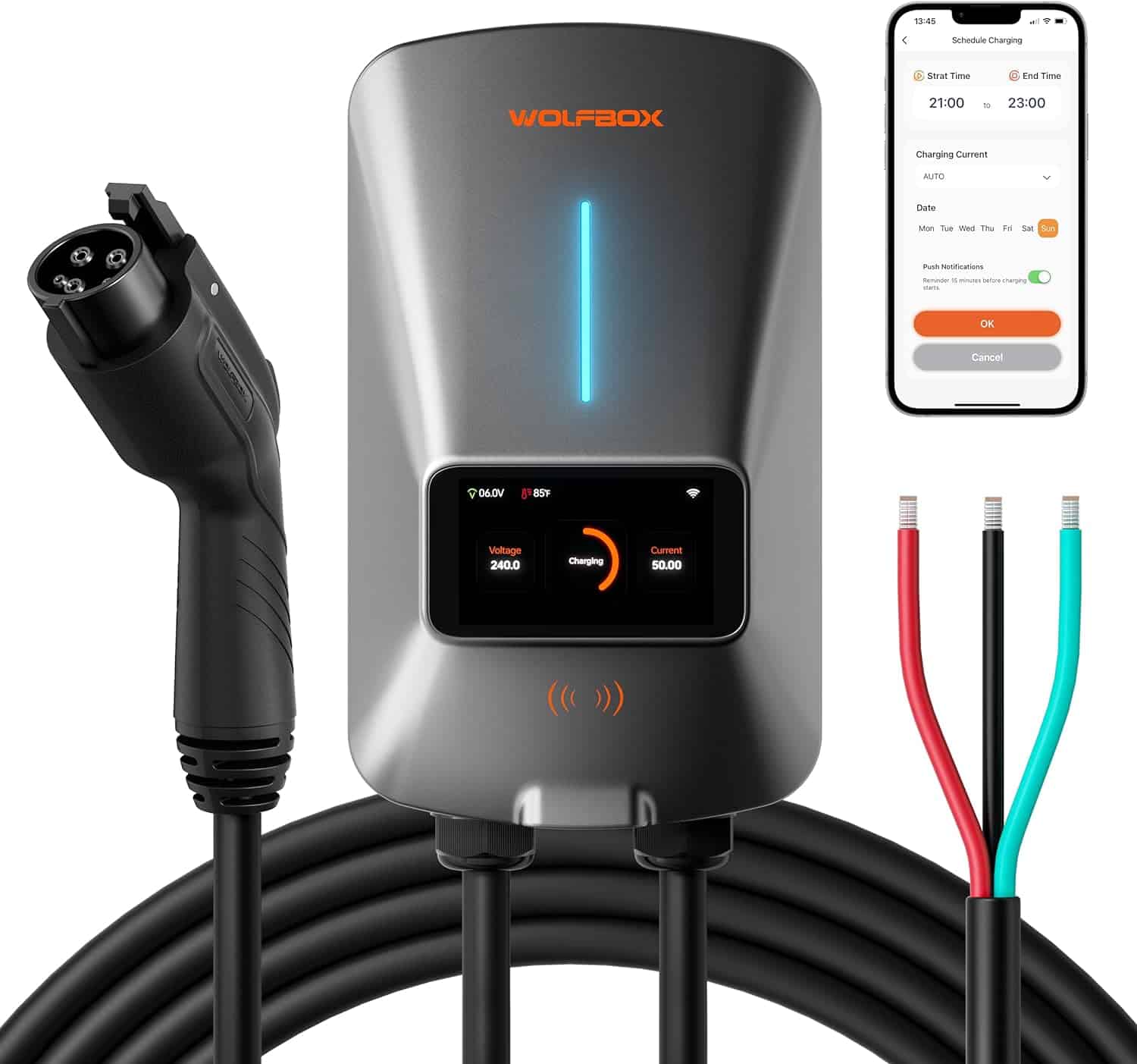 WOLFBOX launches Level 2 Electric Vehicle (EV) Charger with Wi-Fi ...