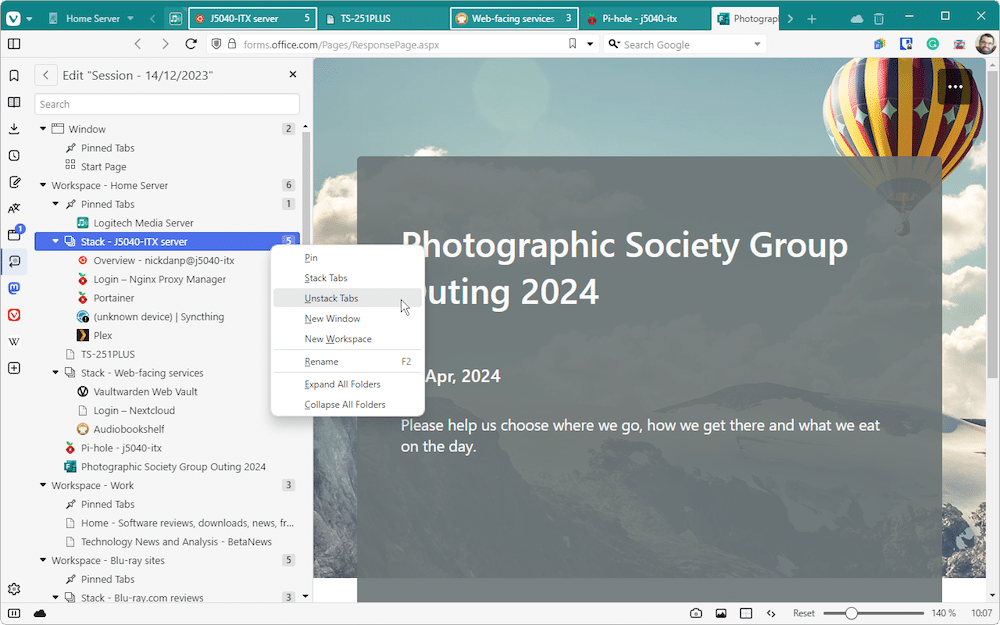 Vivaldi 6.5 adds new Sessions Panel, adds full browsing history to device sync - BetaNews