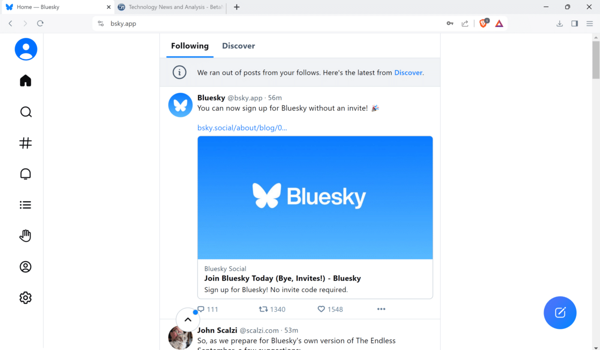 X (Twitter) alternative BlueSky opens sign-ups for everyone - BetaNews