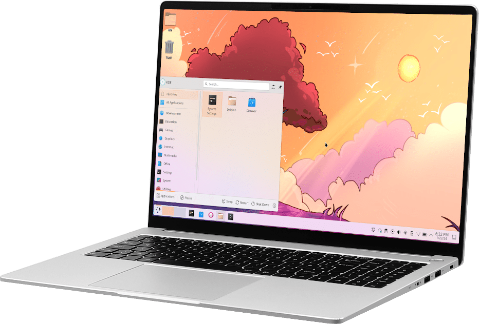 KDE Slimbook V Linux laptop challenges Microsoft’s Windows 11 dominance ...