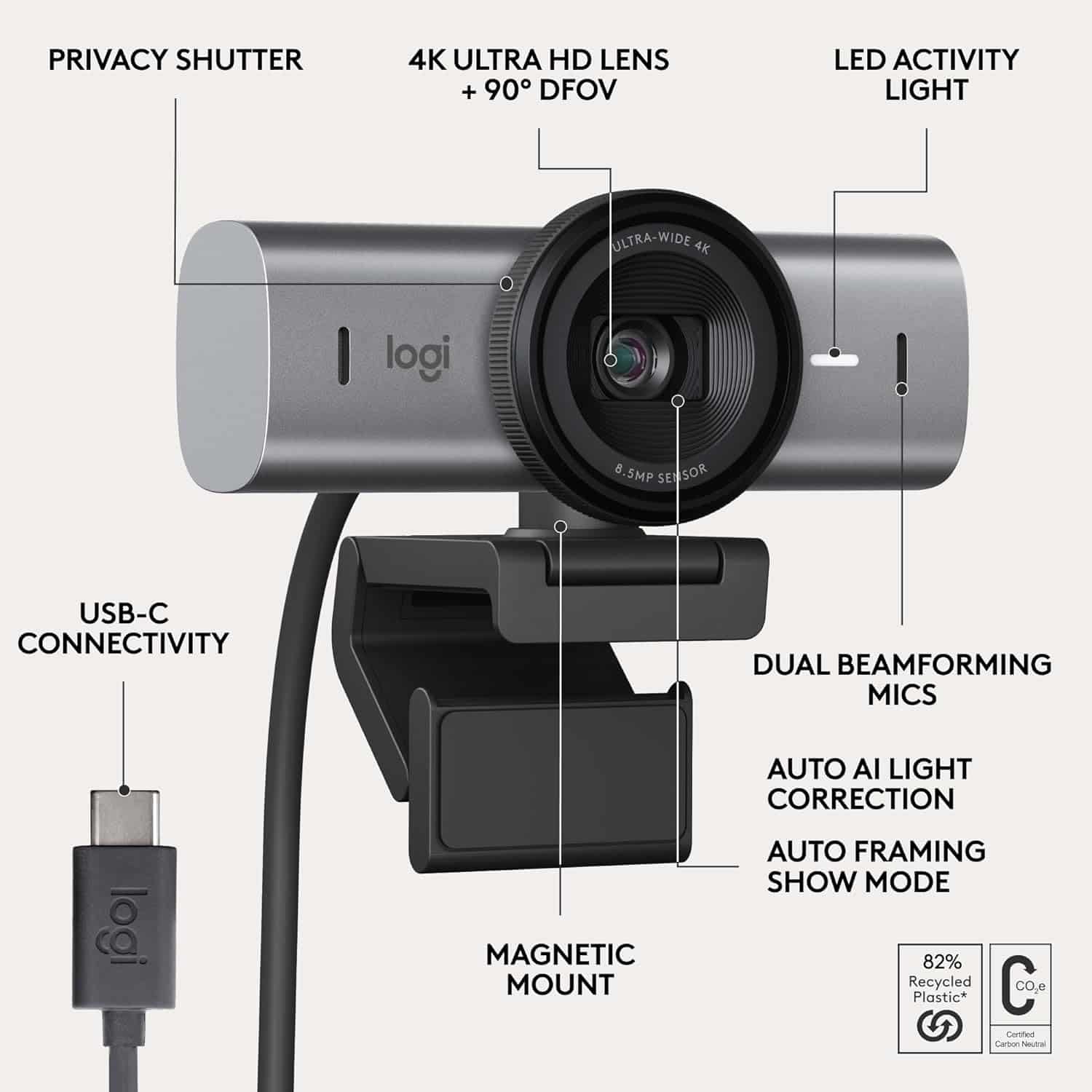 Logitech launches MX Brio: A 4K webcam for collaboration and streaming - BetaNews