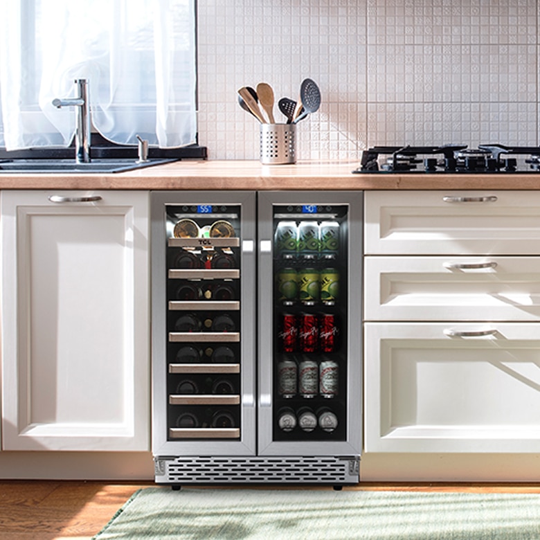 Chill your soda or energy drinks in TCL’s Dual Zone Wine and Beverage ...