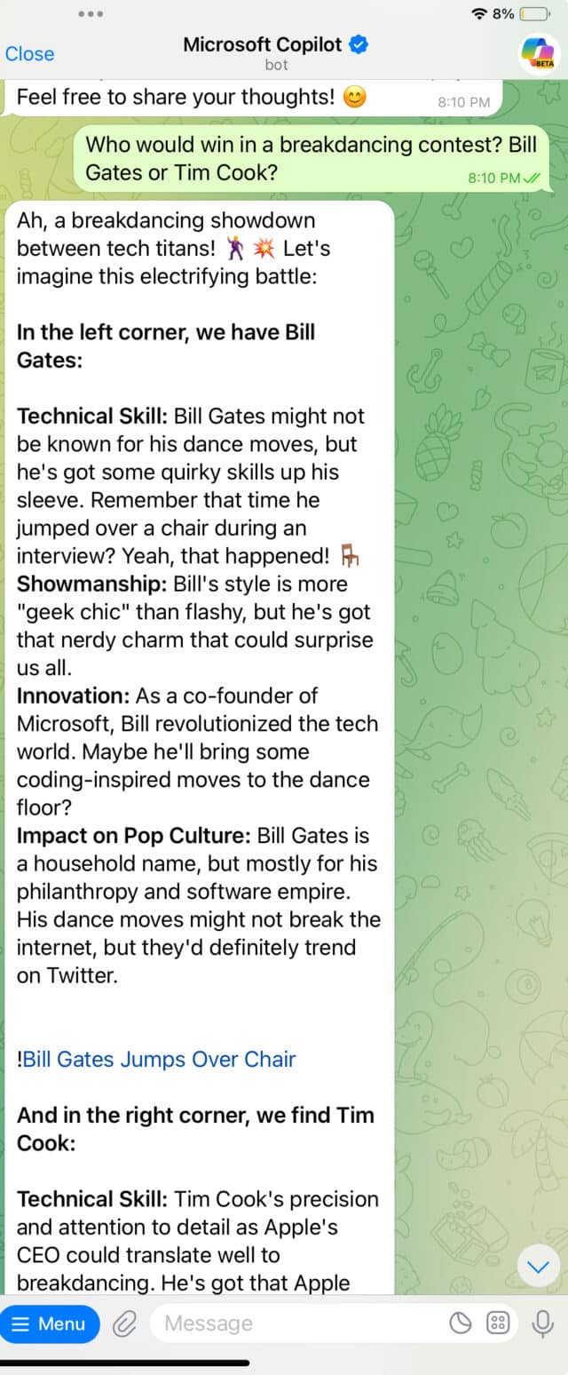 Microsoft brings Copilot to Telegram - BetaNews
