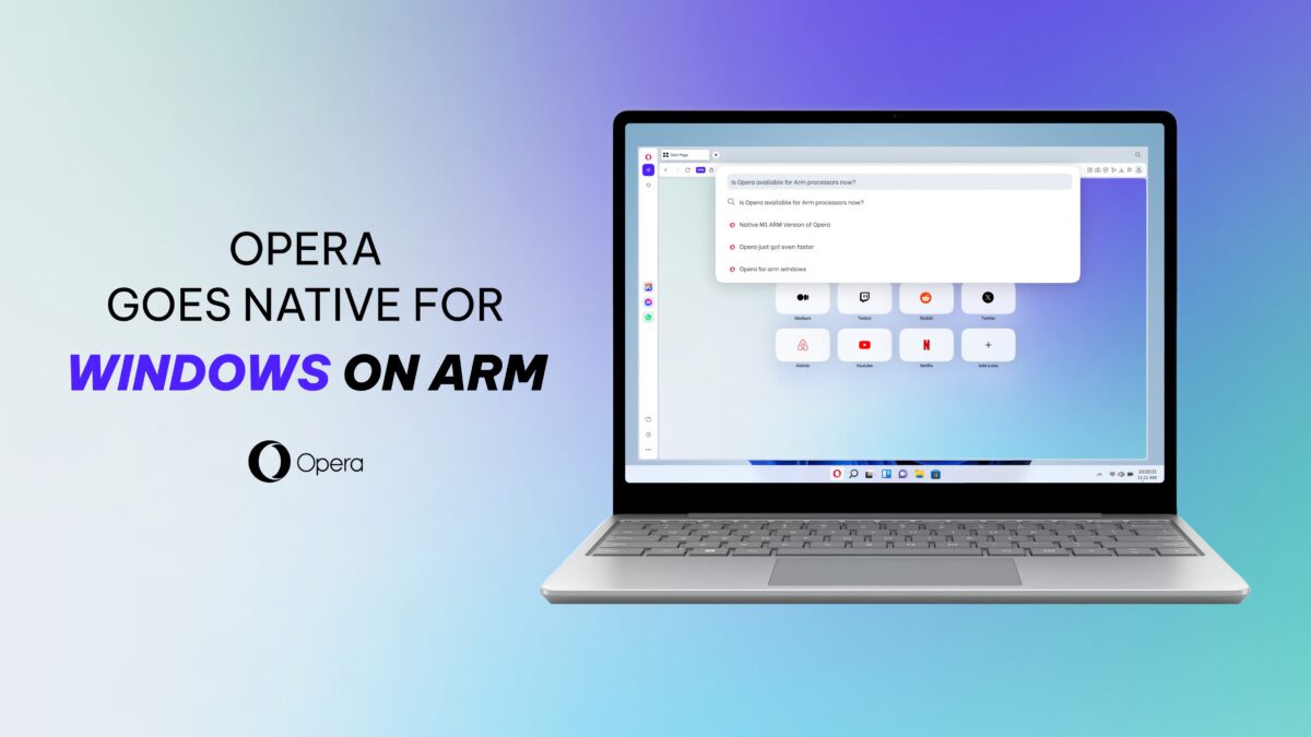 Opera One launches native version for Windows on Arm - BetaNews