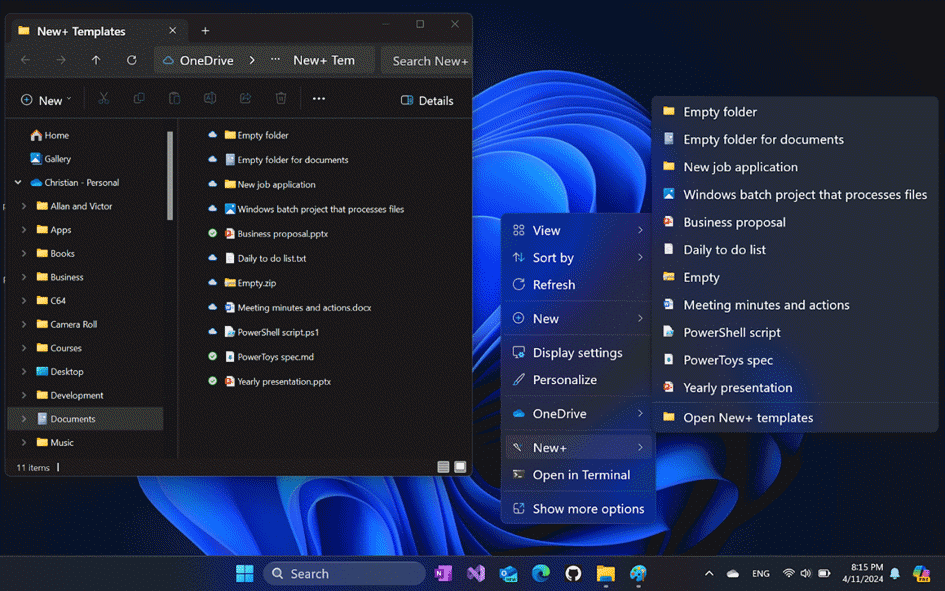 Microsoft has an amazing New+ PowerToys module under development for ...