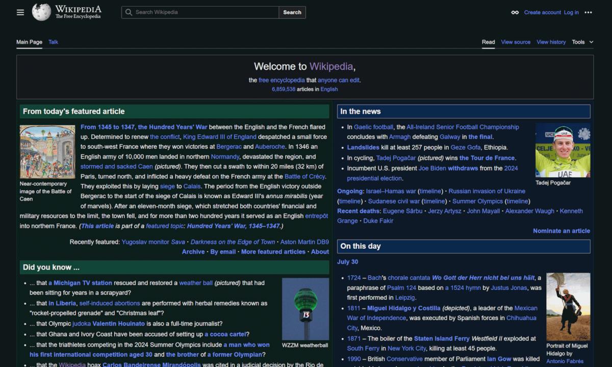 Wikipedia finally has a dark mode option so you can be kind to your ...