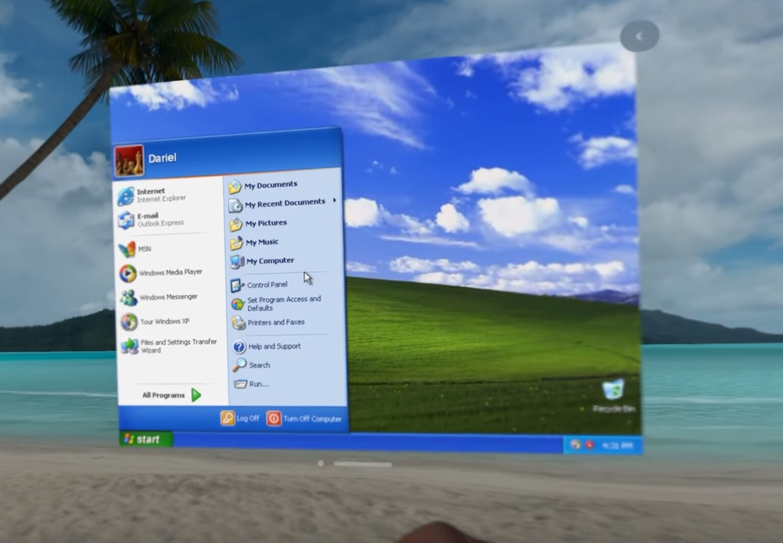 Watch Windows XP running on Apple Vision Pro - BetaNews