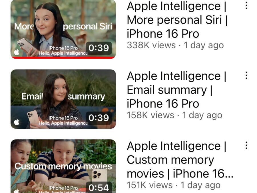 Apple releases 3 new ad videos highlighting 'Apple Intelligence' on ...