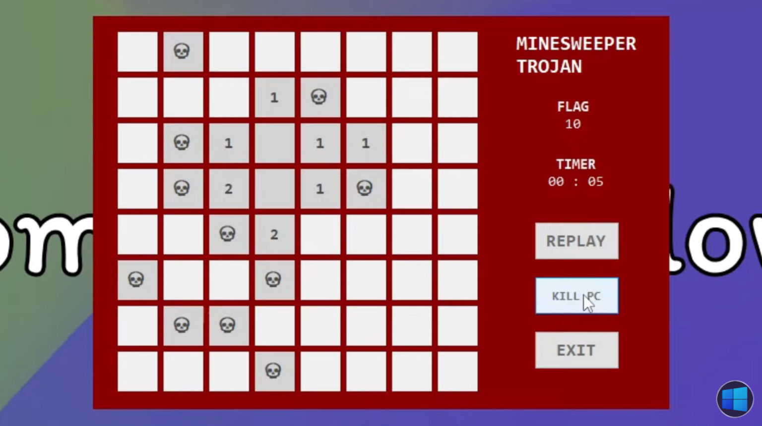 Watch a game of Minesweeper destroy Windows in real time - BetaNews