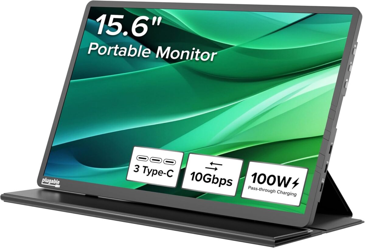 Plugable launches 15.6-inch USB-C Portable Display (USBC-PDMON) with ...