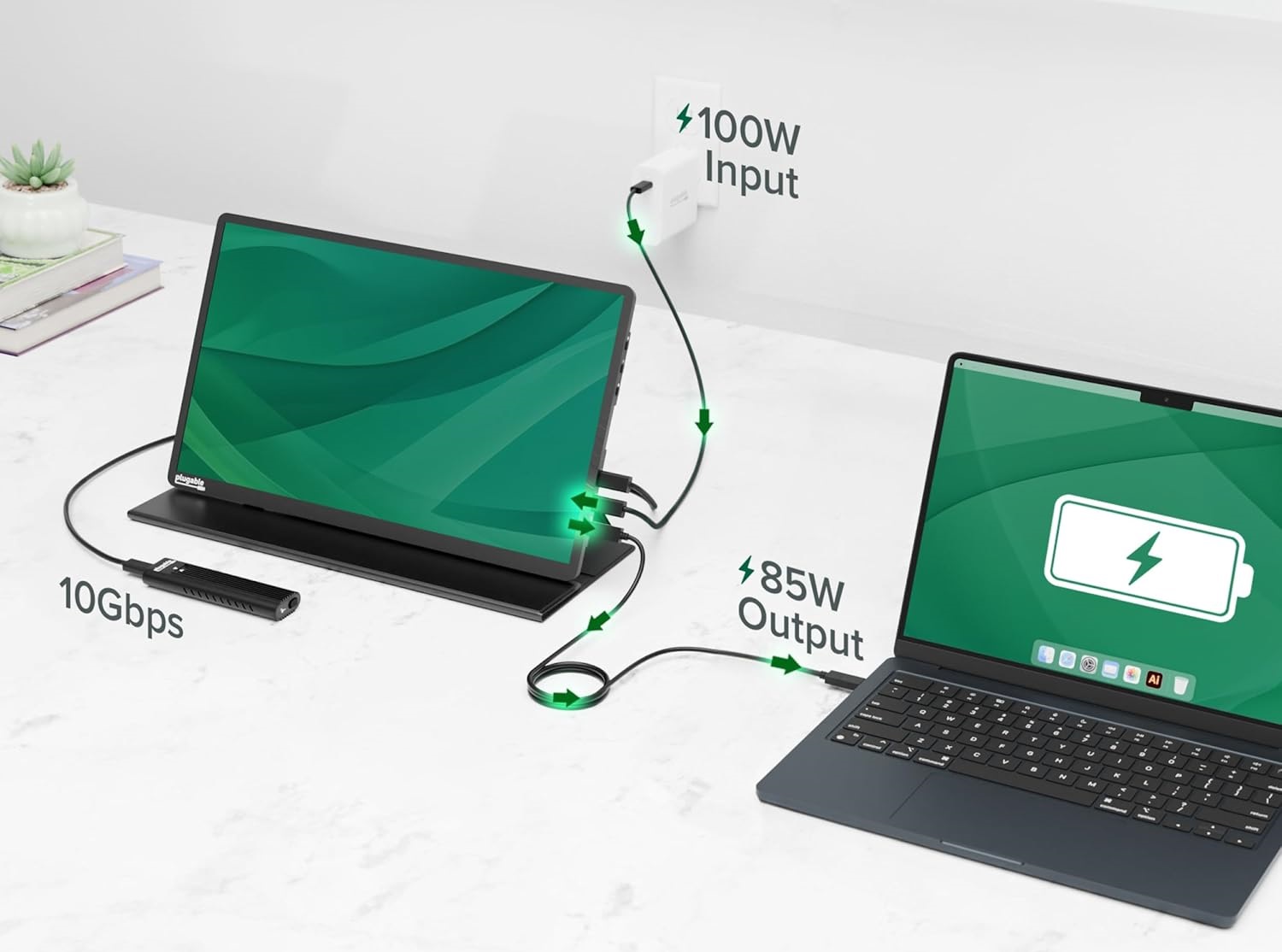 Plugable launches 15.6-inch USB-C Portable Display (USBC-PDMON) with ...