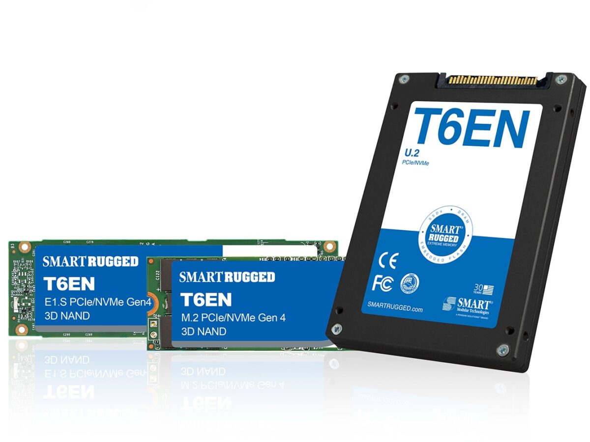 SMART Modular Technologies unveils rugged T6EN PCIe/NVMe SSDs for ...