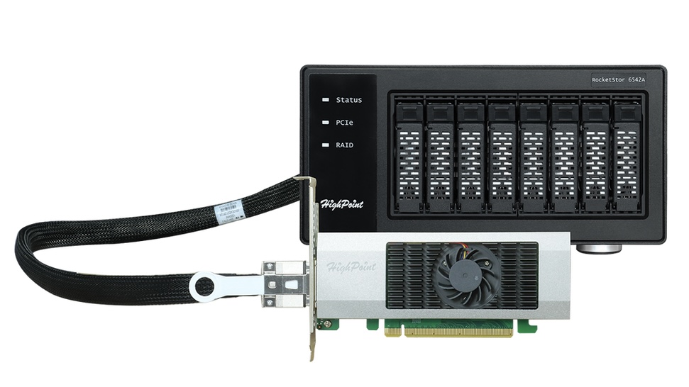 HighPoint launches RocketAIC 6542AAW NVMe storage solution with massive 491.52TB capacity for ...