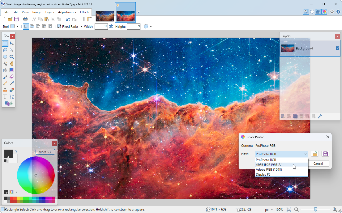 Paint.NET 5.1 unveils color management support, new and improved effects - BetaNews