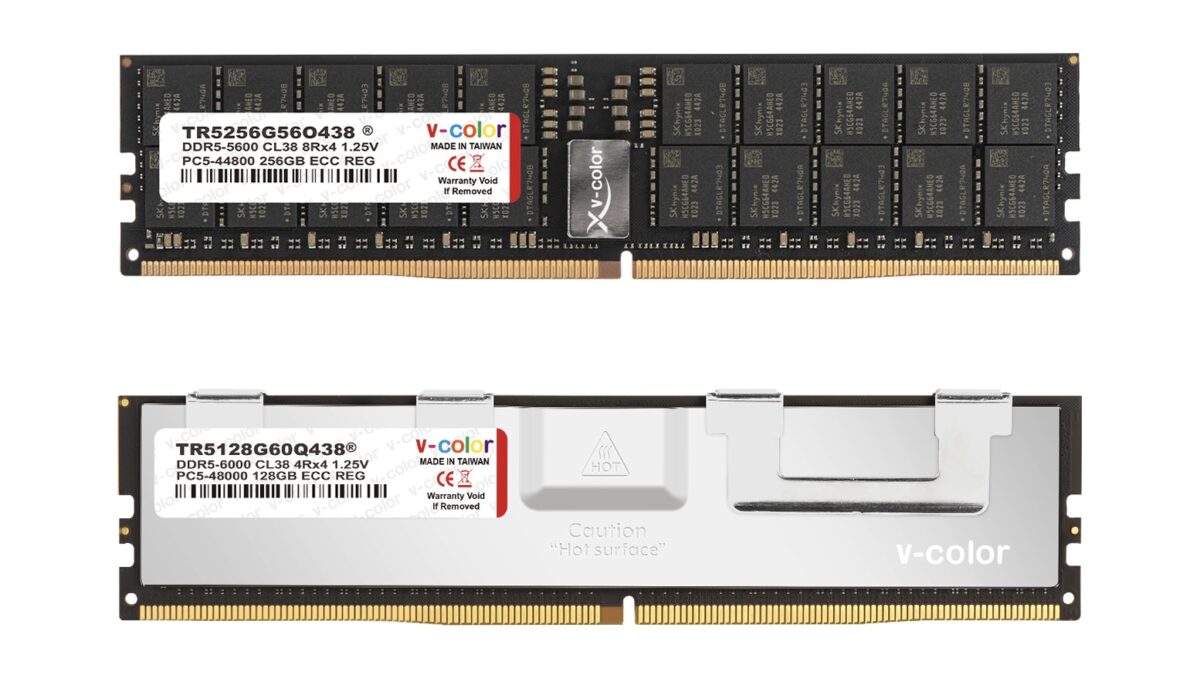 v-color launches world’s first overclockable DDR5 RDIMM modules with ...