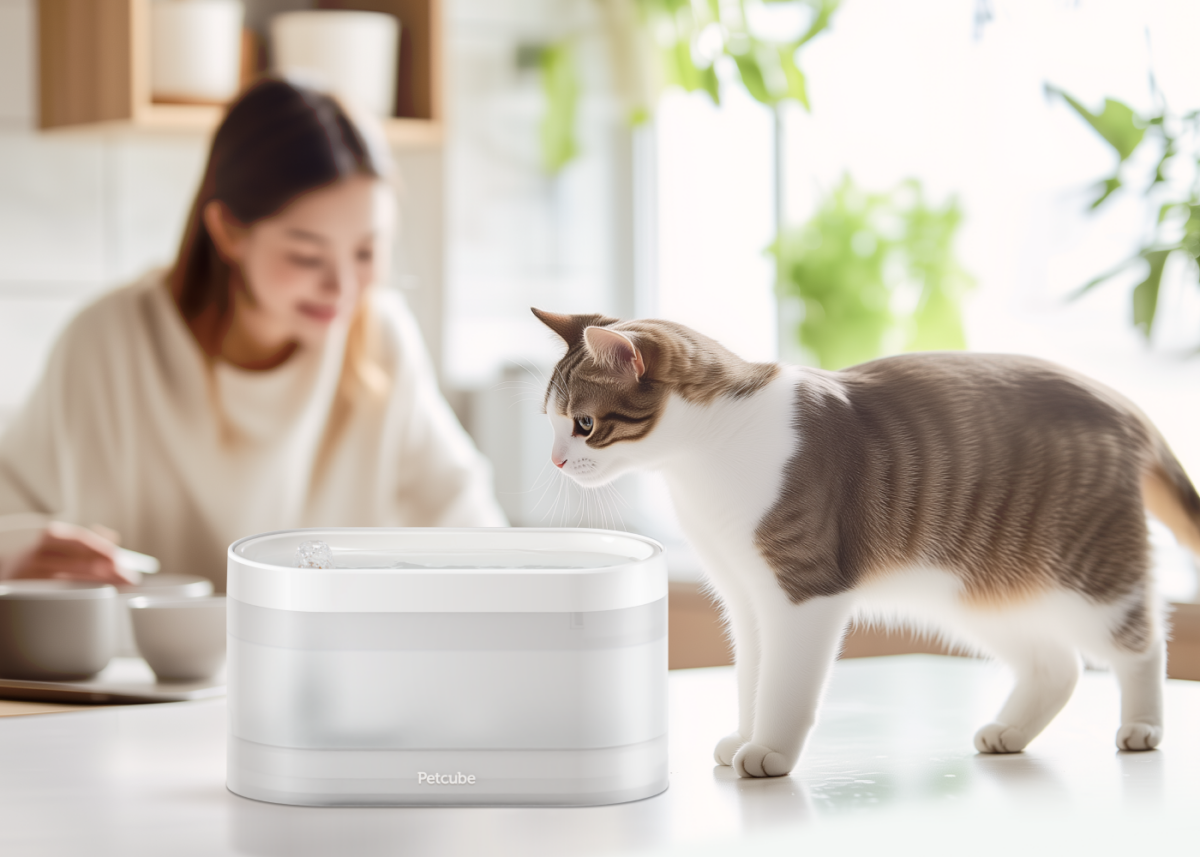 Petcube Water Fountain brings advanced hydration to cats and small dogs ...