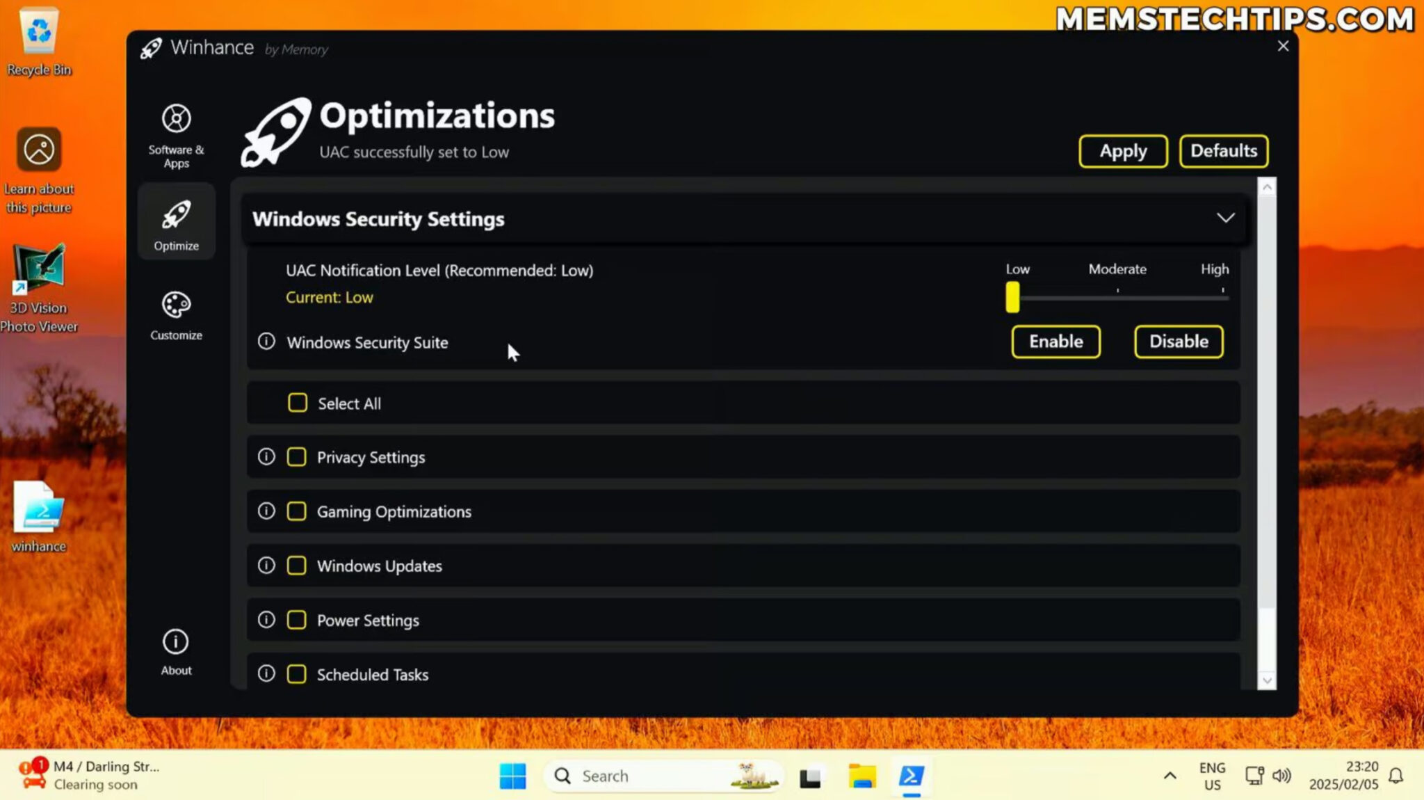 Winhance transforms Windows 11 (and Windows 10) into the bloat-free, faster operating system you ...