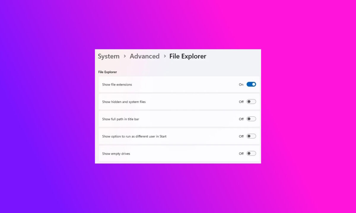 Microsoft is giving Windows 11 power users and developers new Advanced ...