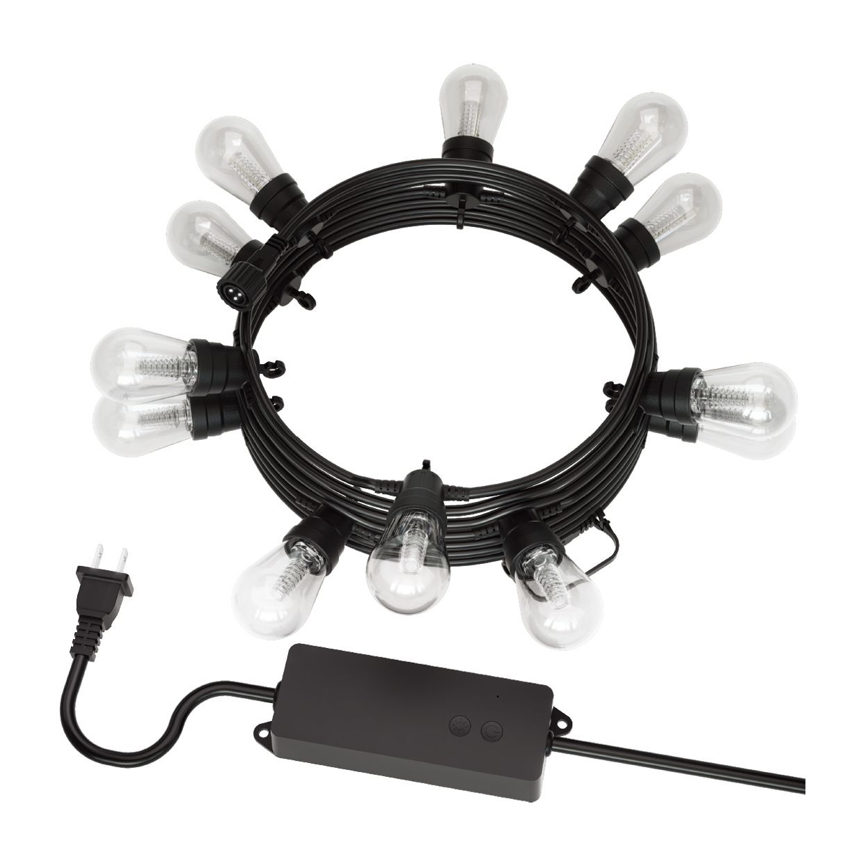 GE Cync Dynamic Effects Smart Café Lights bring smart color to patios ...