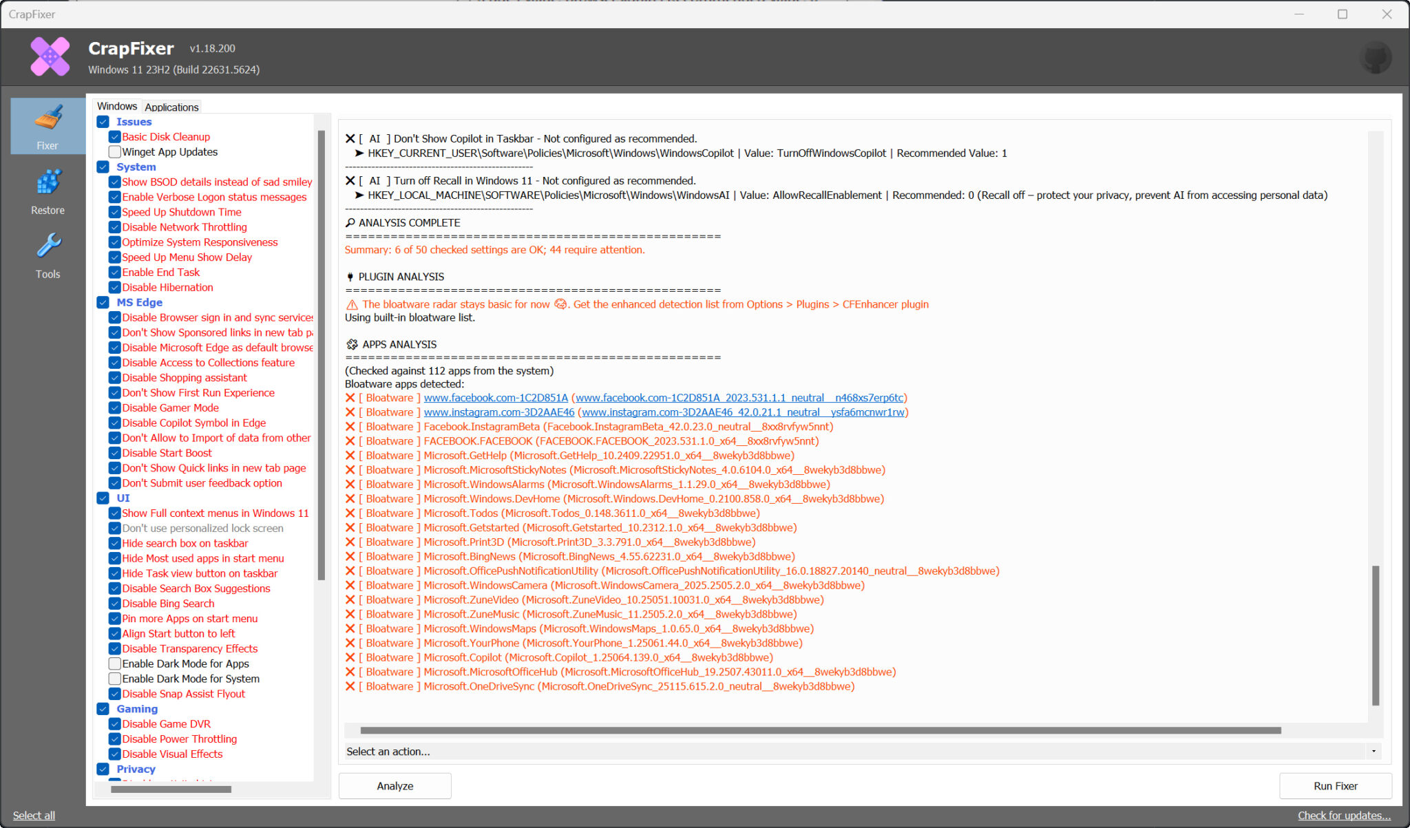 CrapFixer update fixes Windows 11 and turns it into the operating ...