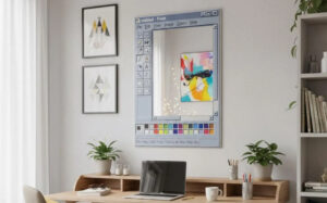 This cool retro mirror puts you inside Microsoft Paint - BetaNews