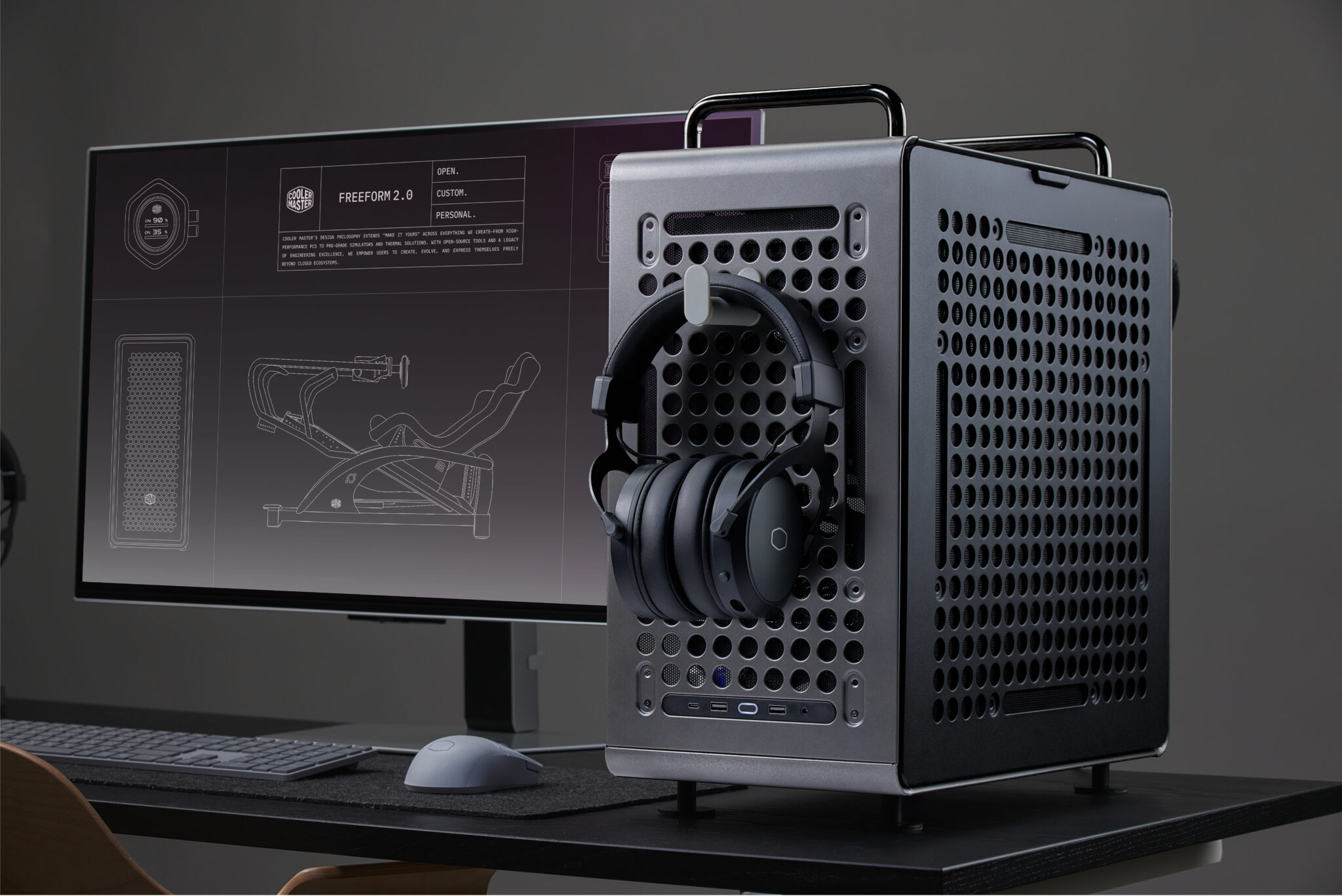 Cooler Master launches QUBE 540, a compact and customizable PC case for ...