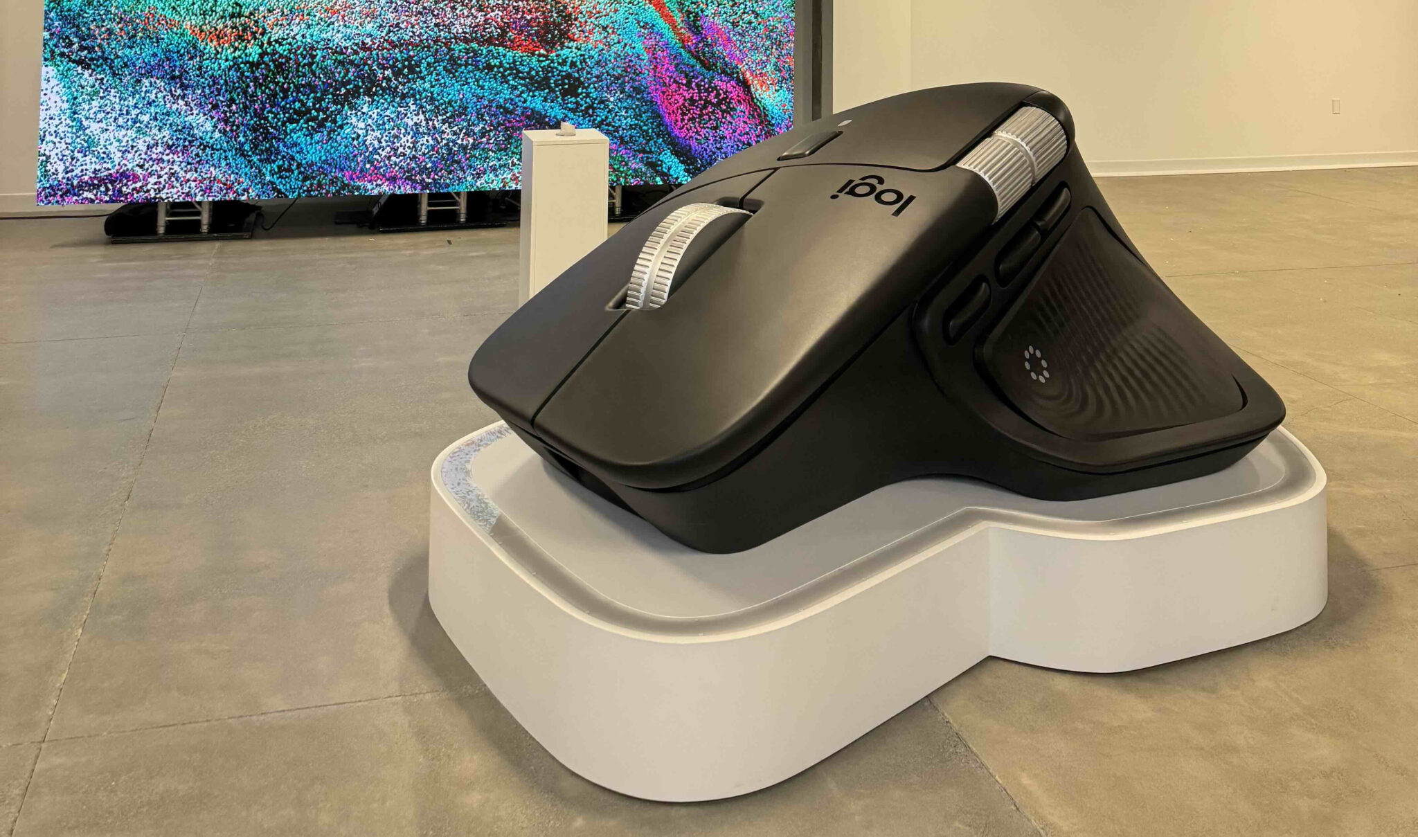 Logitech opens its first U.S. experience store in San Francisco, with a giant MX Master 4 mouse ...