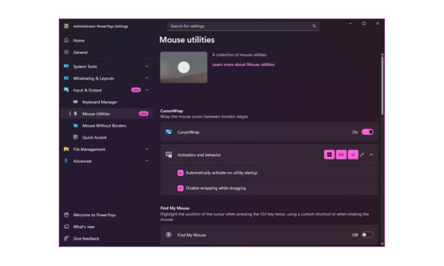 Microsoft releases PowerToys v0.97.0 with new CursorWrap utility - BetaNews