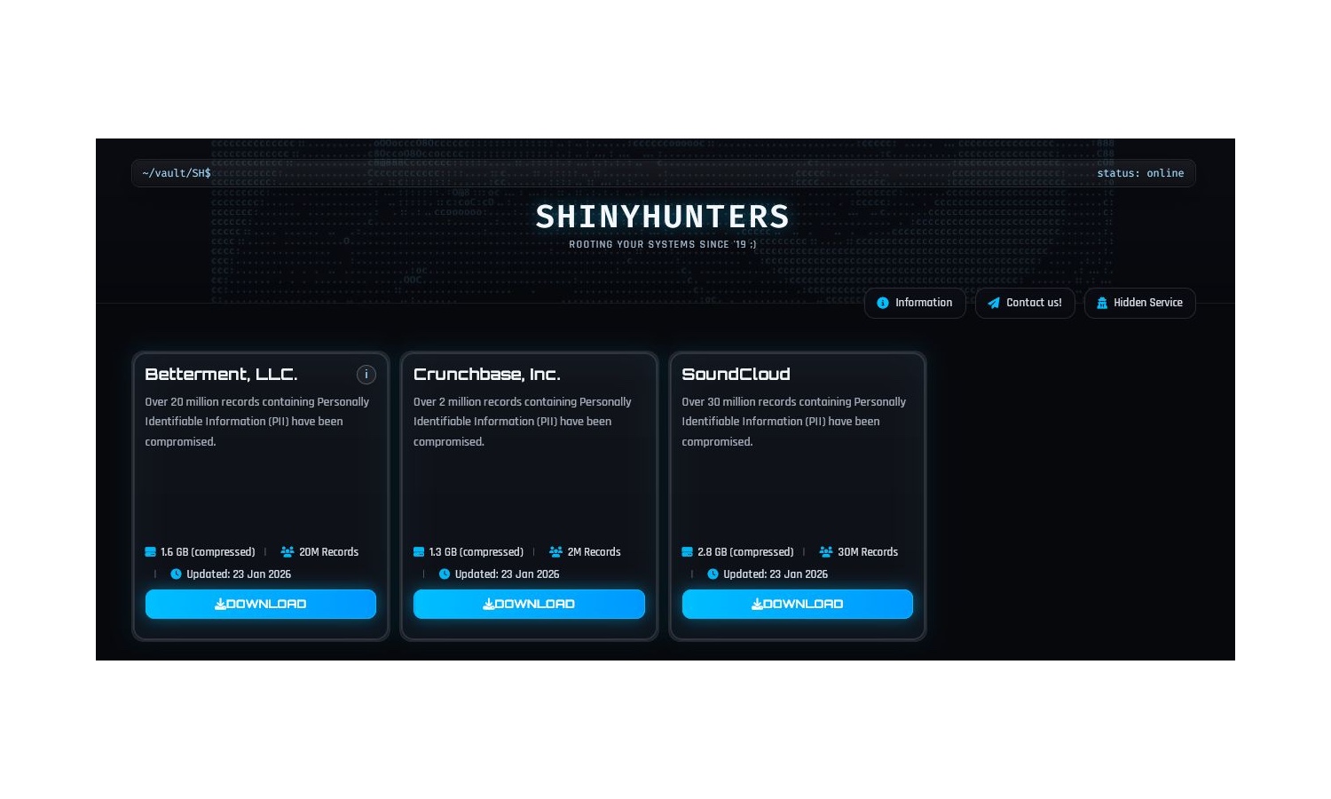 ShinyHunters group leaks millions of alleged records from SoundCloud ...