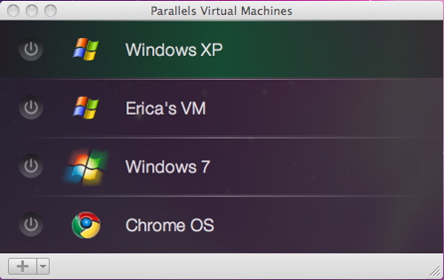 Parallels 6 virtual machines