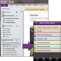 Microsoft Office OneNote on iPhone