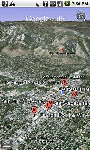 Google Earth for Android